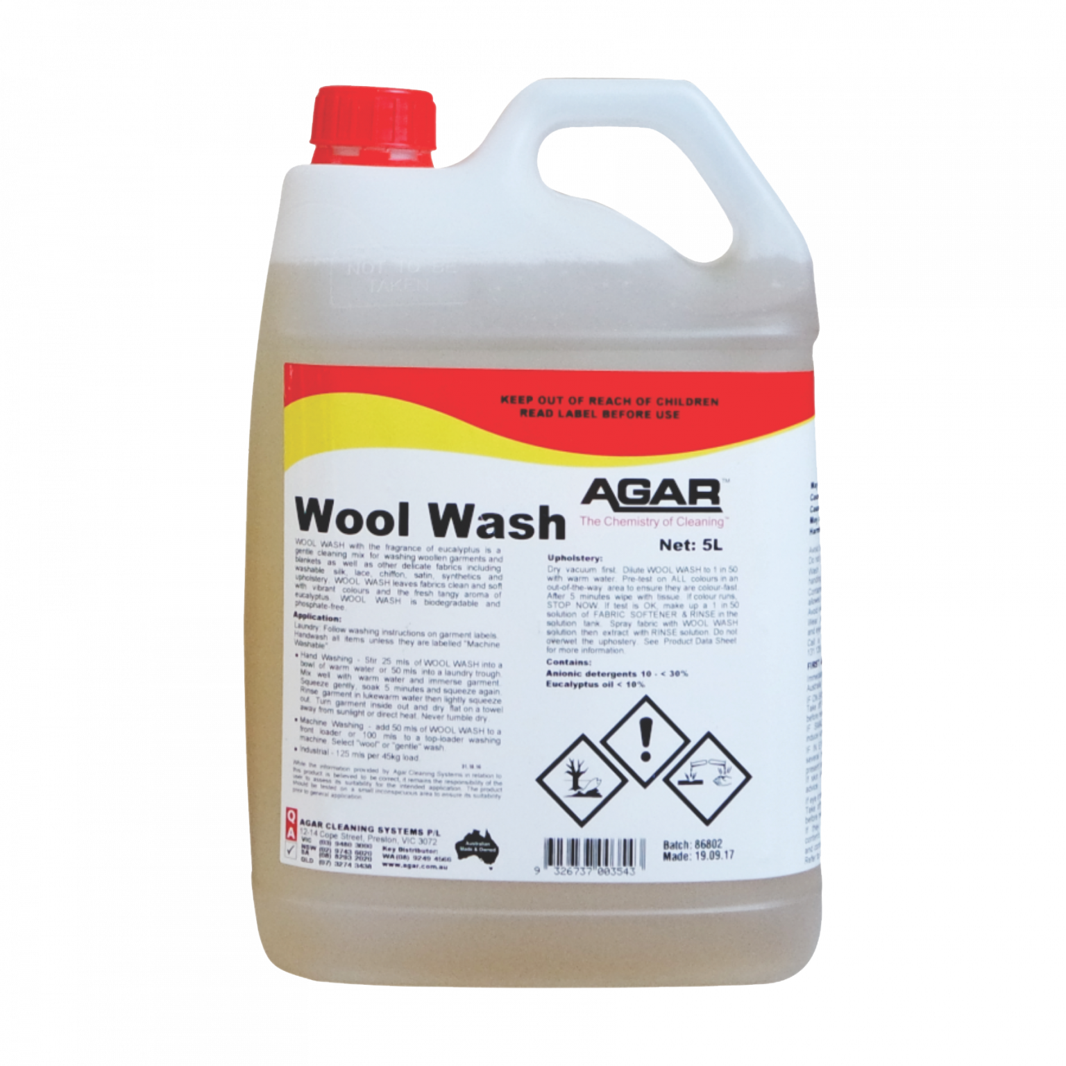 AGAR Wool Wash – United Cleaning Supplies